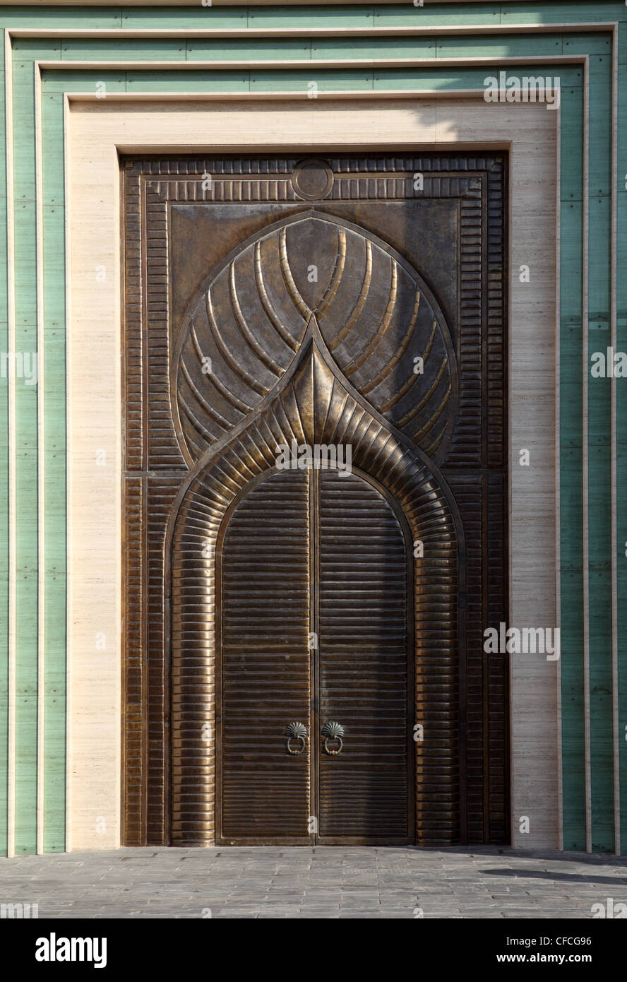 Door in Katara cultural village. Doha, Qatar Stock Photo - Alamy