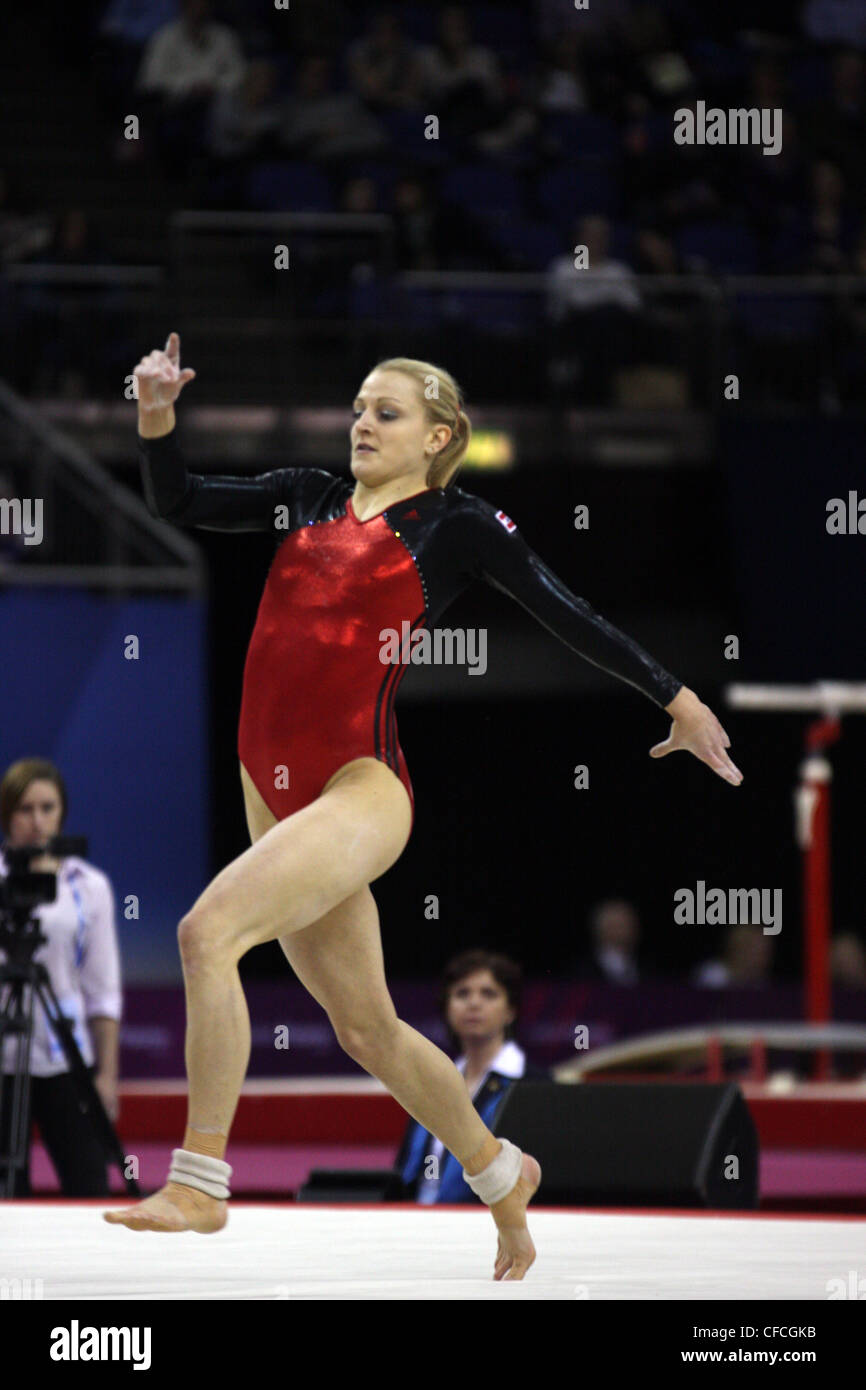 Barbara GASSER of Austria at the womens Gymnastics, competing at the ...