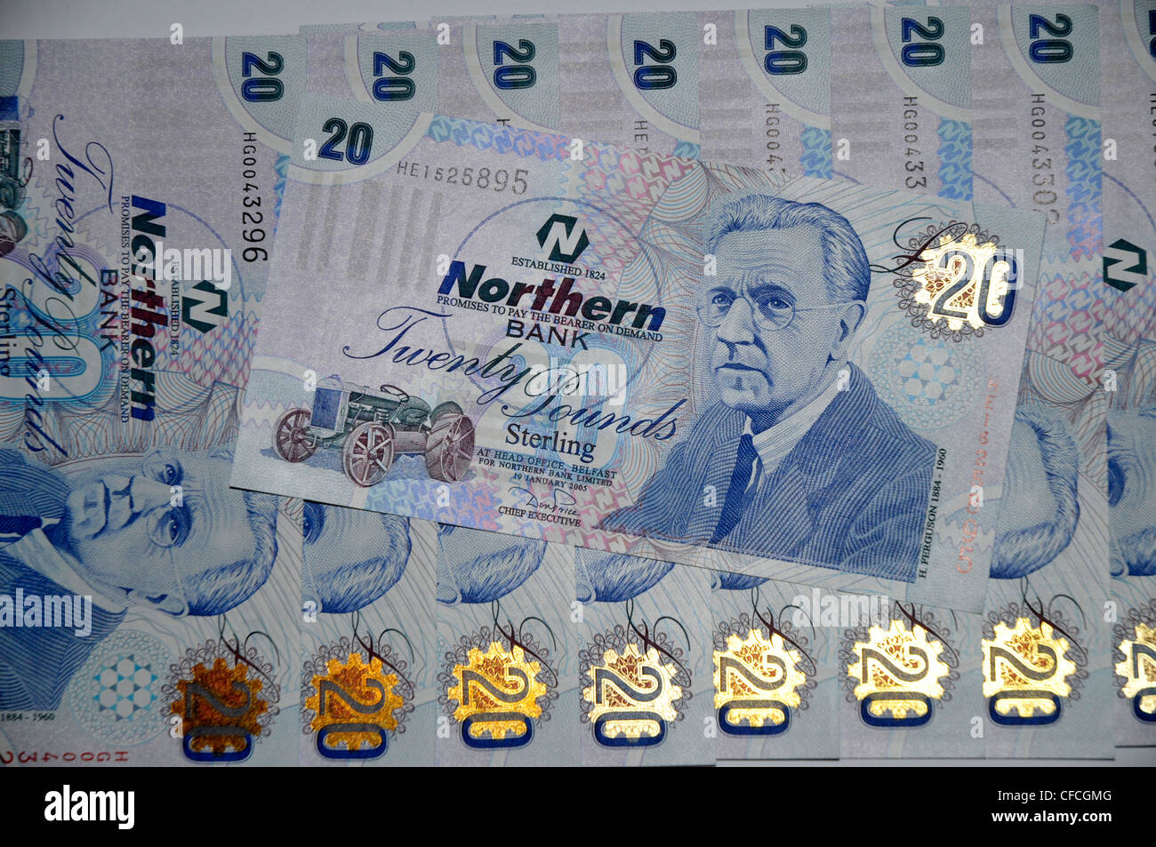 Irish twenty pound note hi-res stock photography and images - Alamy