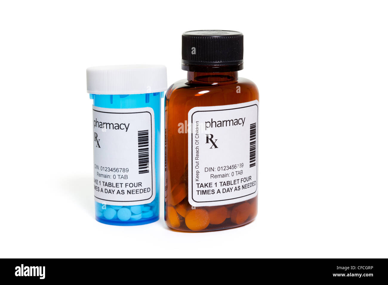 Pill Bottle, concept for Healthcare And Medicine Stock Photo - Alamy