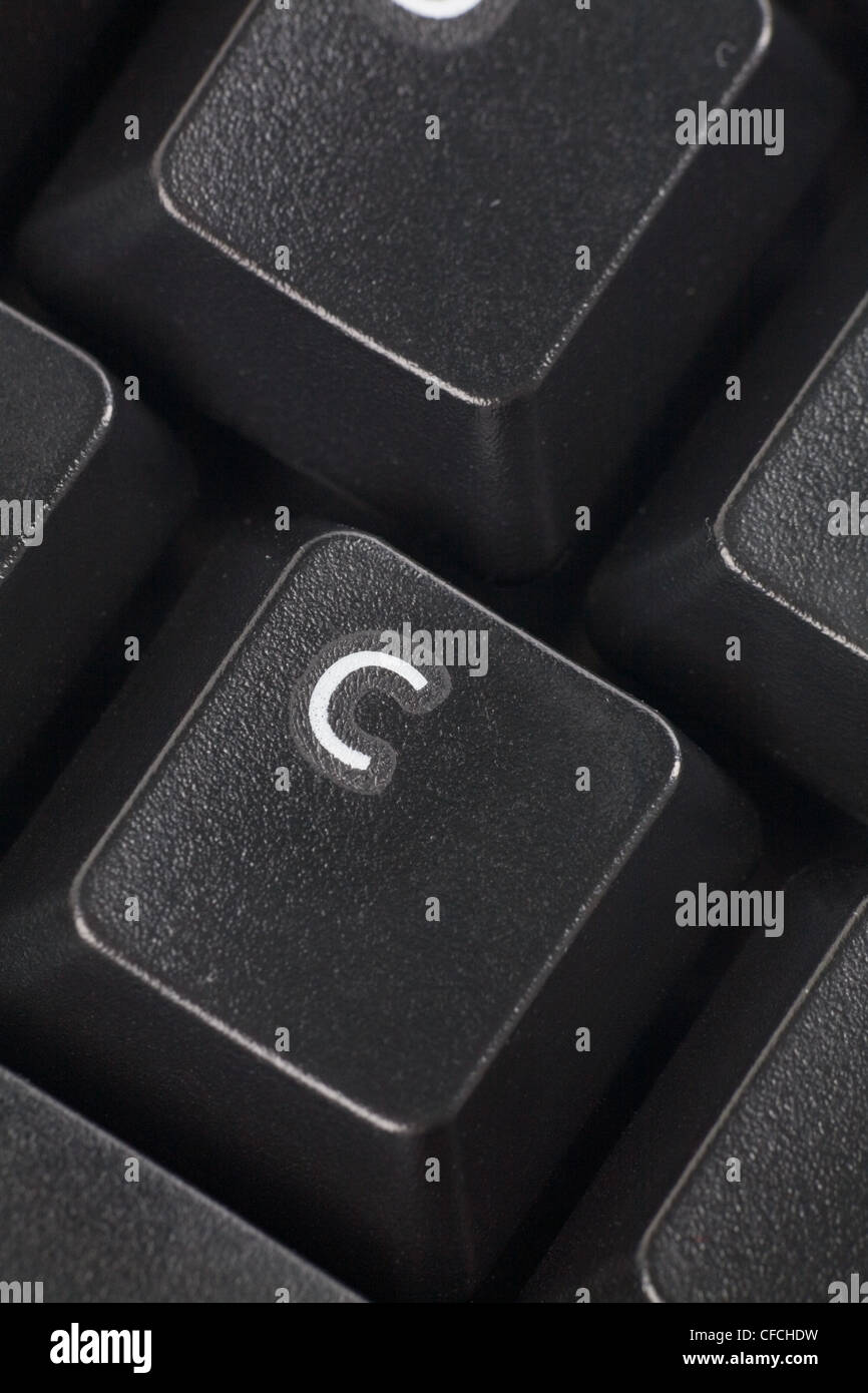 black computer keyboard close up Stock Photo - Alamy