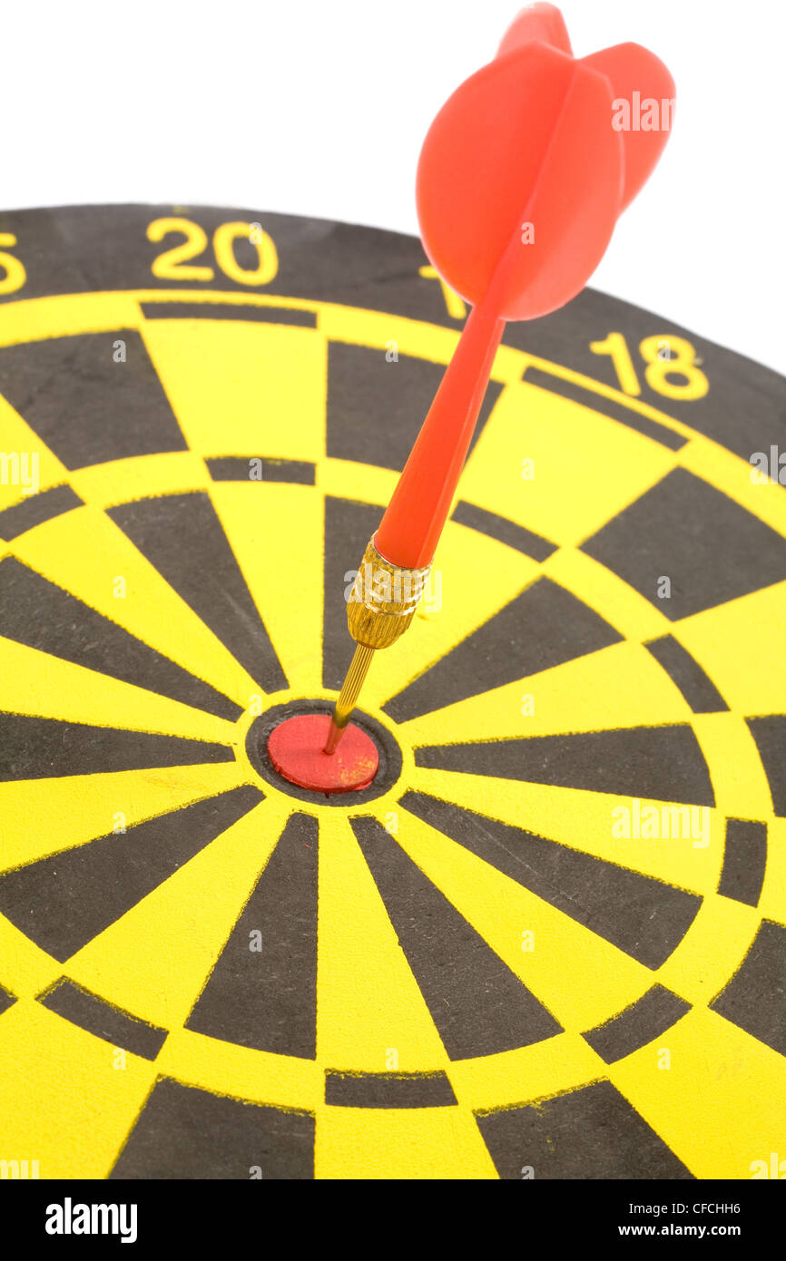 Dart on dartboard concept success hi-res stock photography and images ...