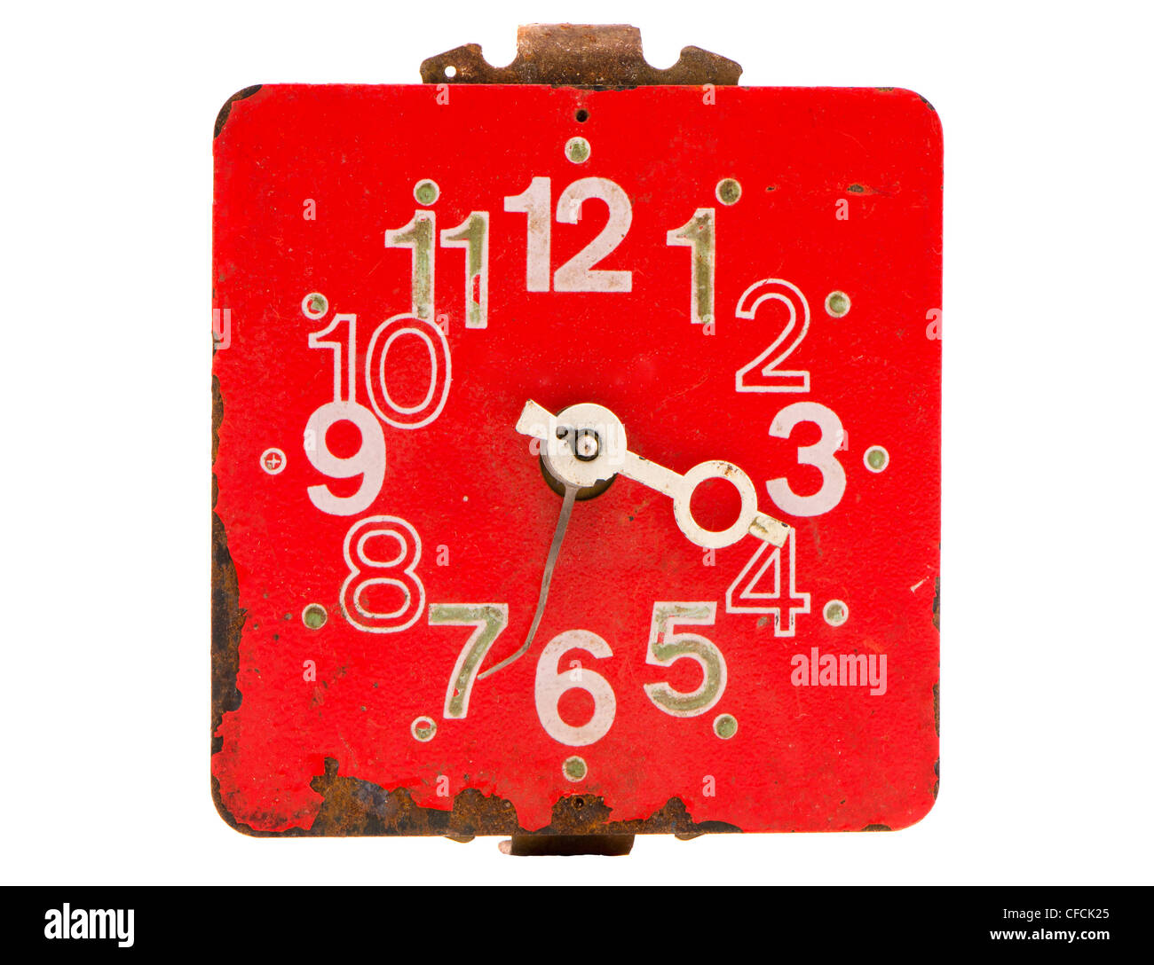 Red clock dial hi-res stock photography and images - Alamy