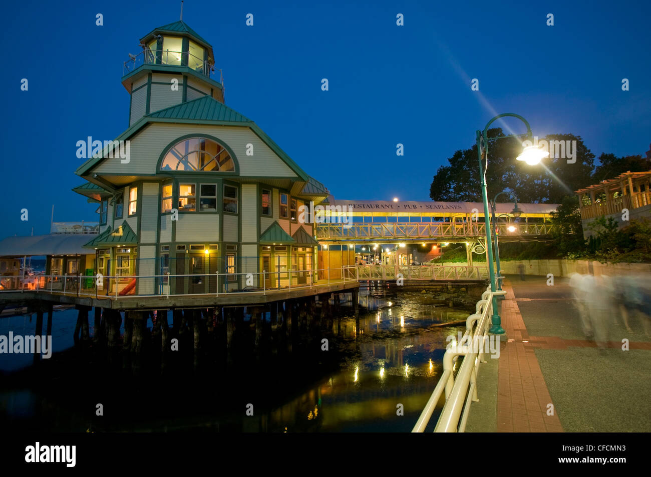 Nanaimo's Waterfront Park reveals beautiful Stock Photo - Alamy