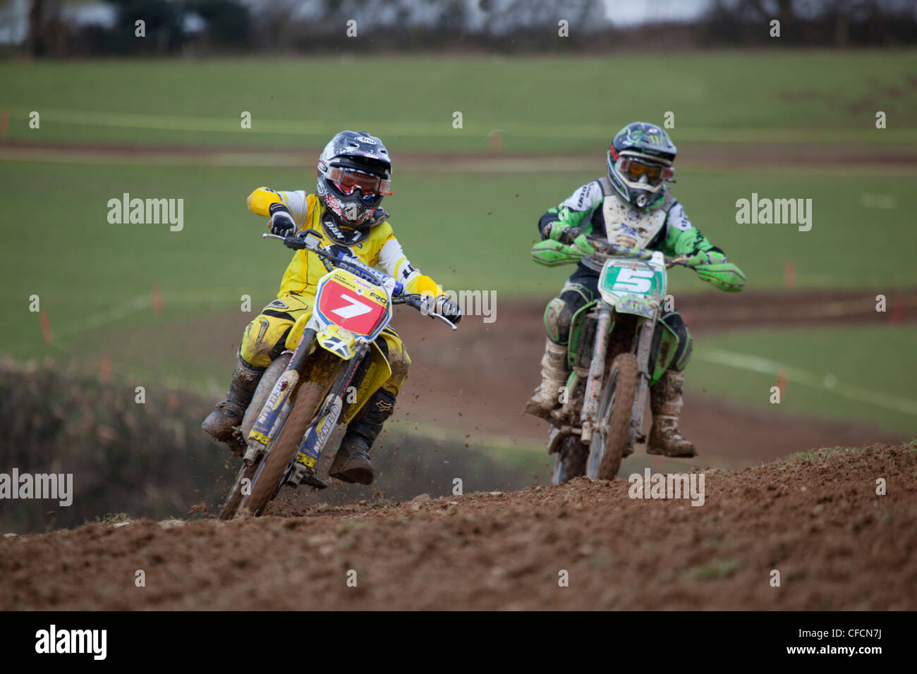 Moto cross riders hi-res stock photography and images - Alamy