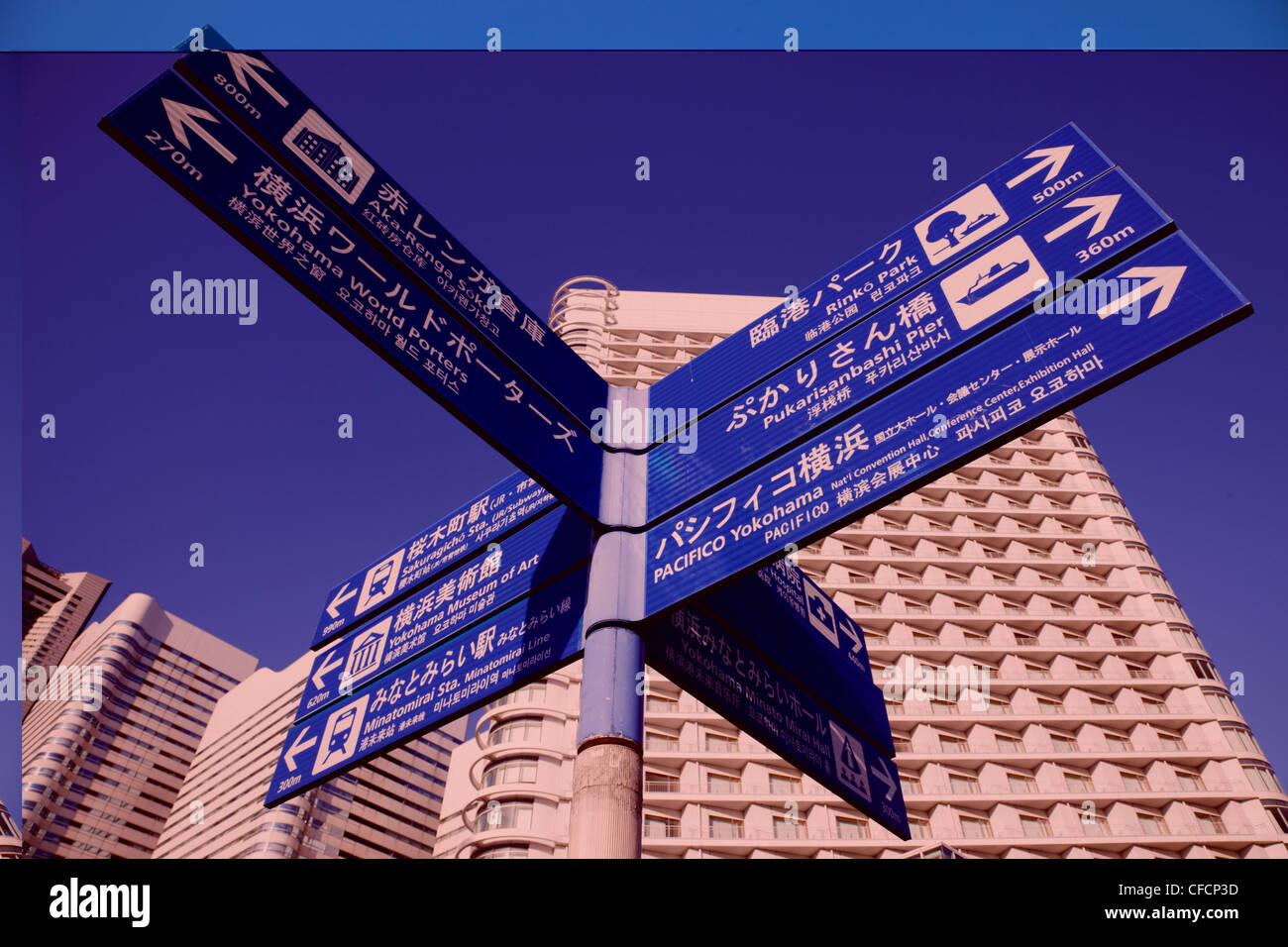 Japanese signpost tokyo hi-res stock photography and images - Alamy