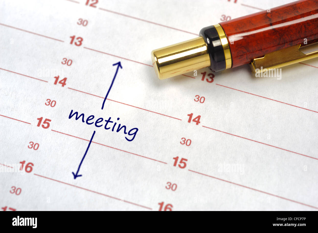 Date of meeting hi-res stock photography and images - Alamy