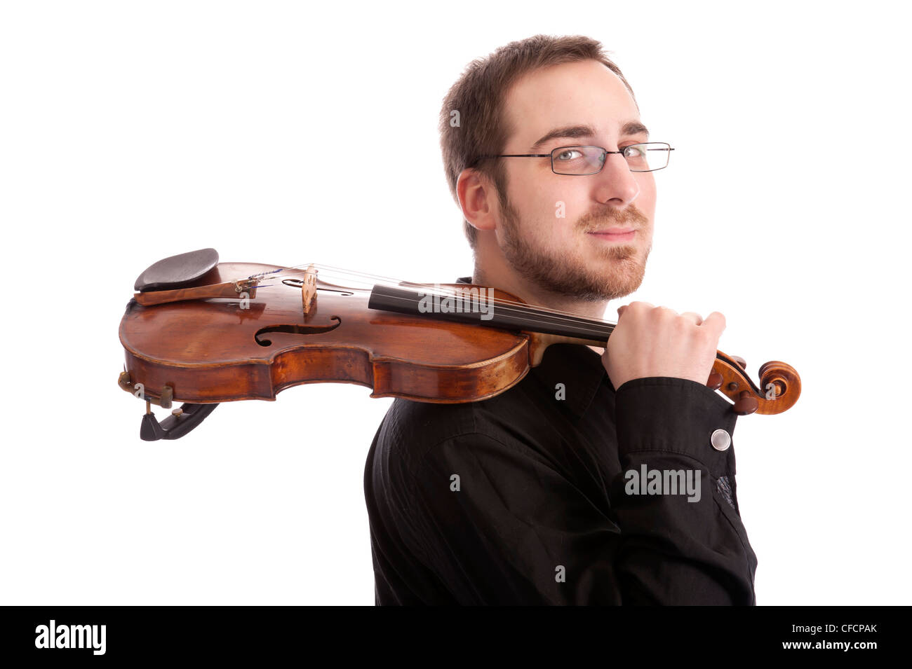 Violin man hi-res stock photography and images - Alamy