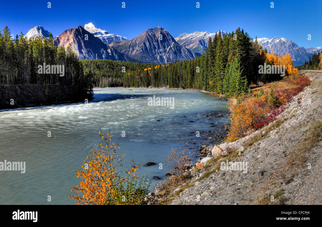 Athabasca River, Jasper National Park, Alberta, Canada Stock Photo - Alamy