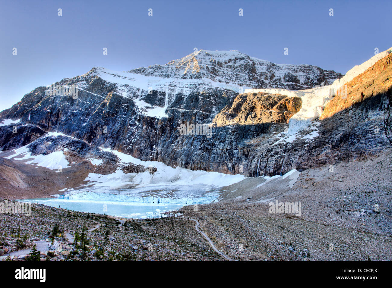 Mt. Edith Cavell with Angel Glacier, Jasper National Park, Alberta ...
