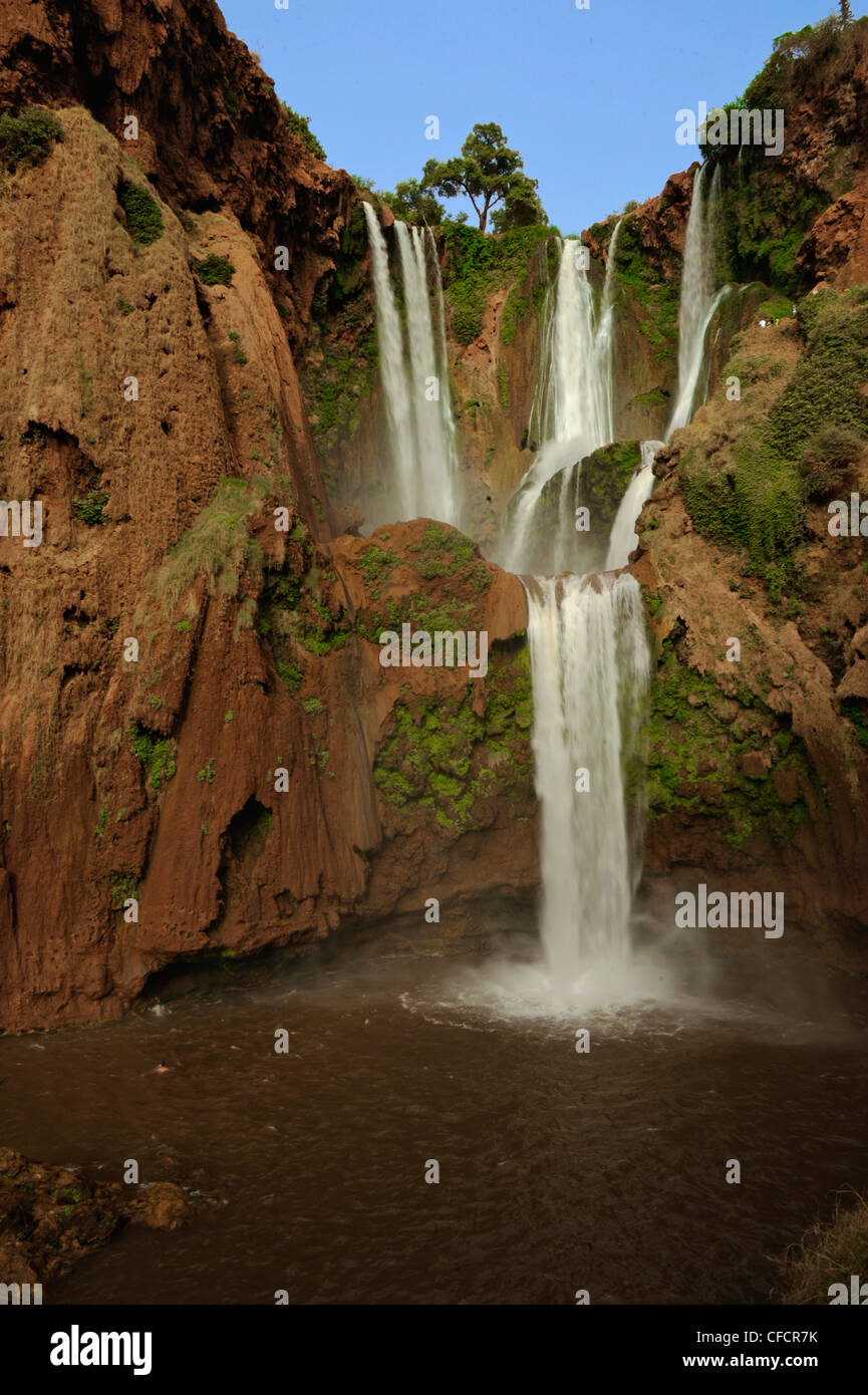 Ouzoud waterfall, High Atlas, Morocco, Africa Stock Photo - Alamy