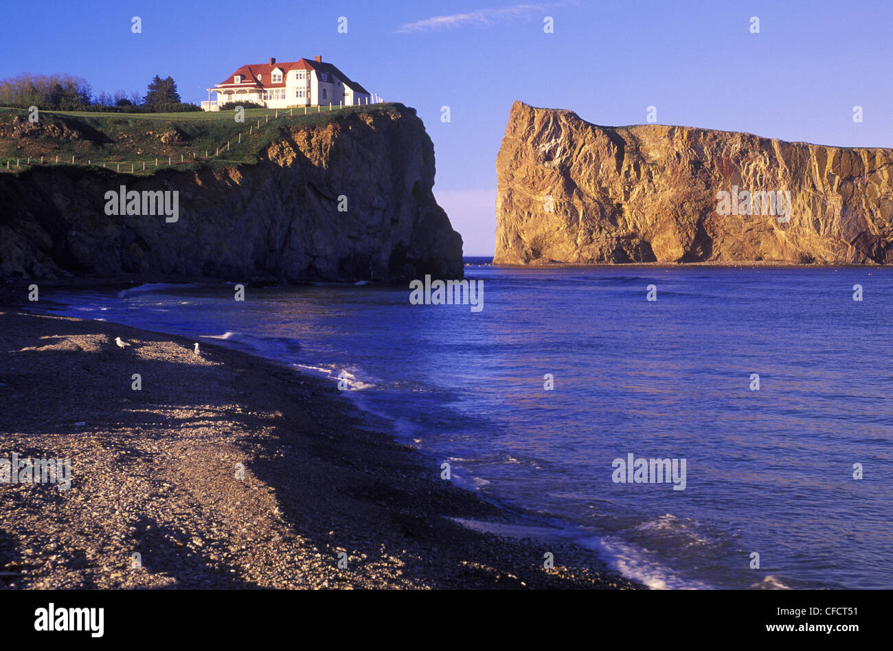 Perce rock gaspe quebec sunset hi-res stock photography and images - Alamy