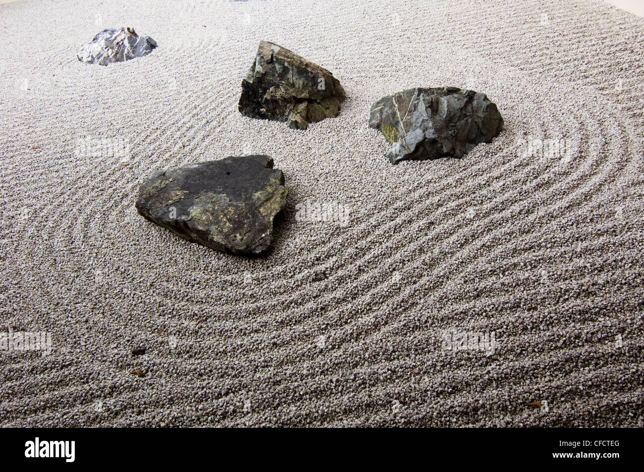Japanese Rock Garden Texture