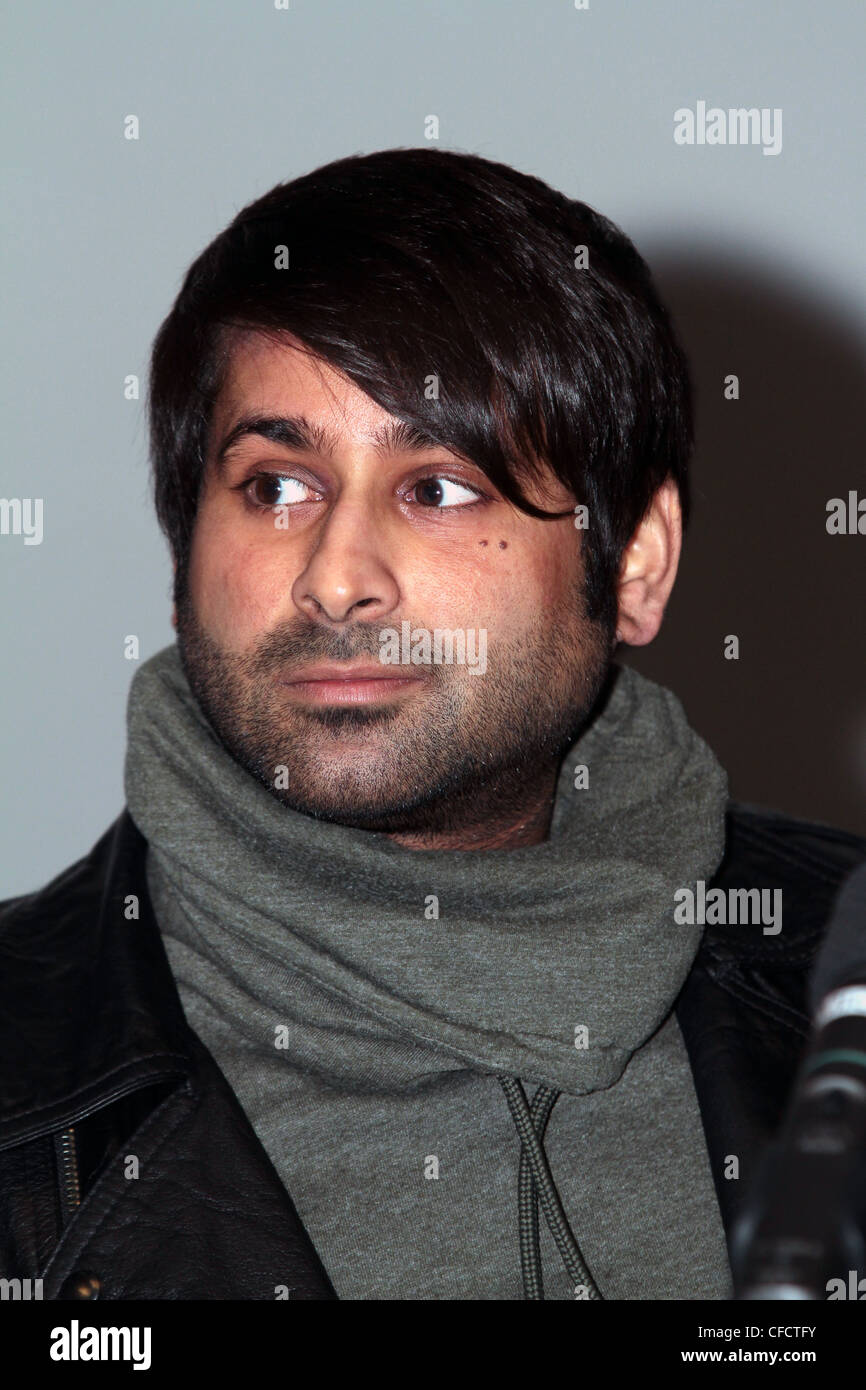 Cast and crew of the British urban movie SKET Stock Photo - Alamy