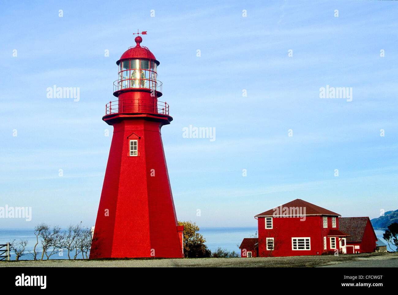 Lighthouse, La Martae, Quebec, Canada Stock Photo - Alamy