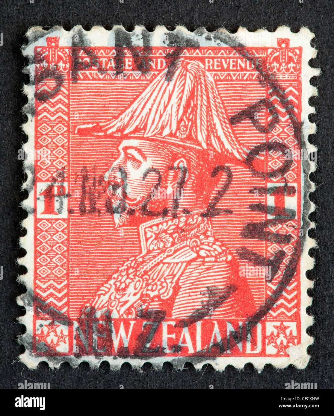 New Zealand postage stamp Stock Photo - Alamy