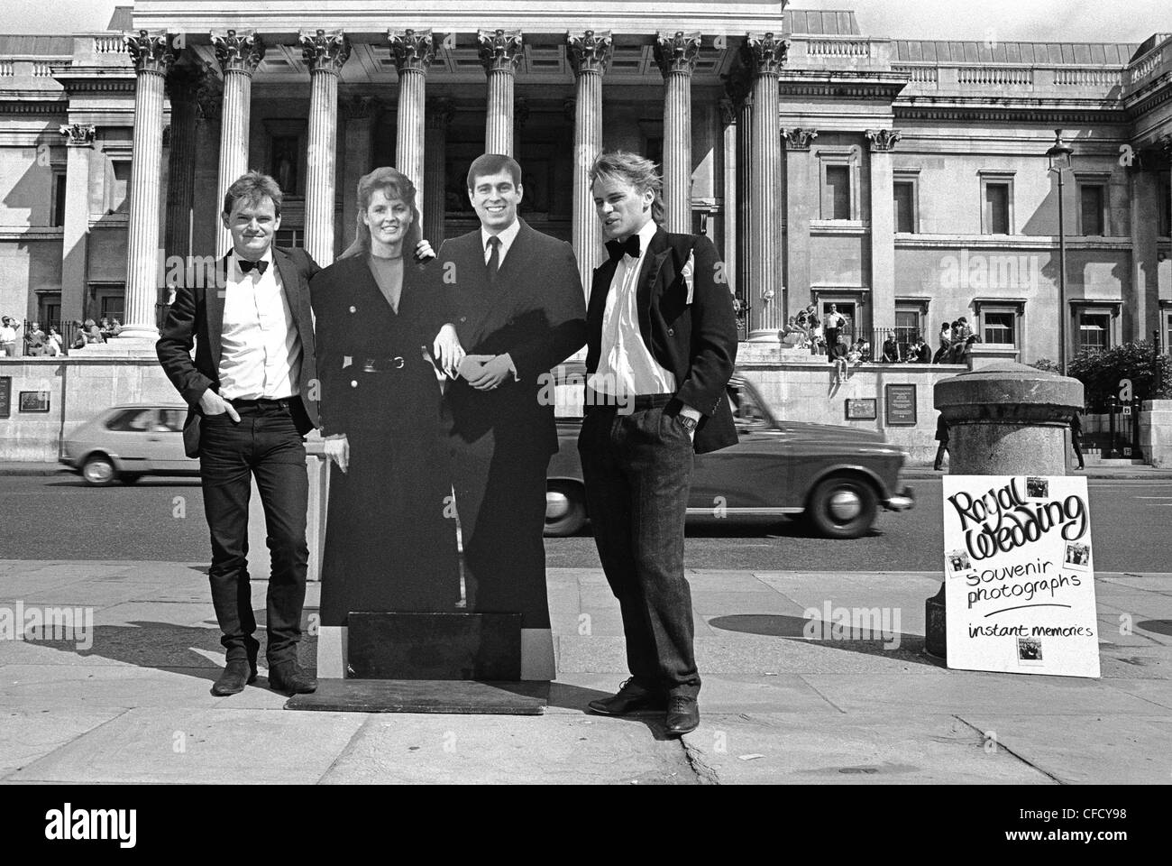 Royal wedding revelers Stock Photo - Alamy