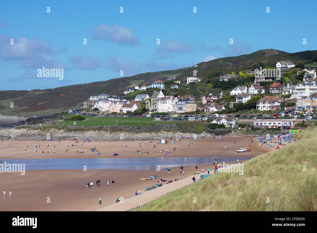 Woolacombe Beach, Woolacombe, Devon, England, United Kingdom, Europe ...