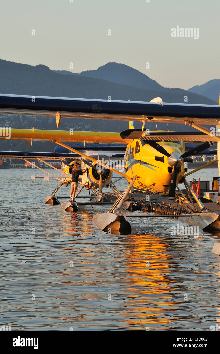 deHavilland seaplanes at Coal Harbour Seaplane Base, Vancouver, British ...