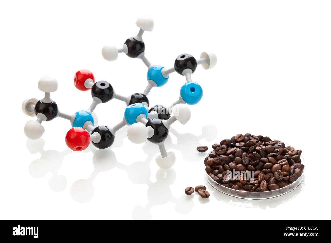 Caffeine structure hi-res stock photography and images - Alamy