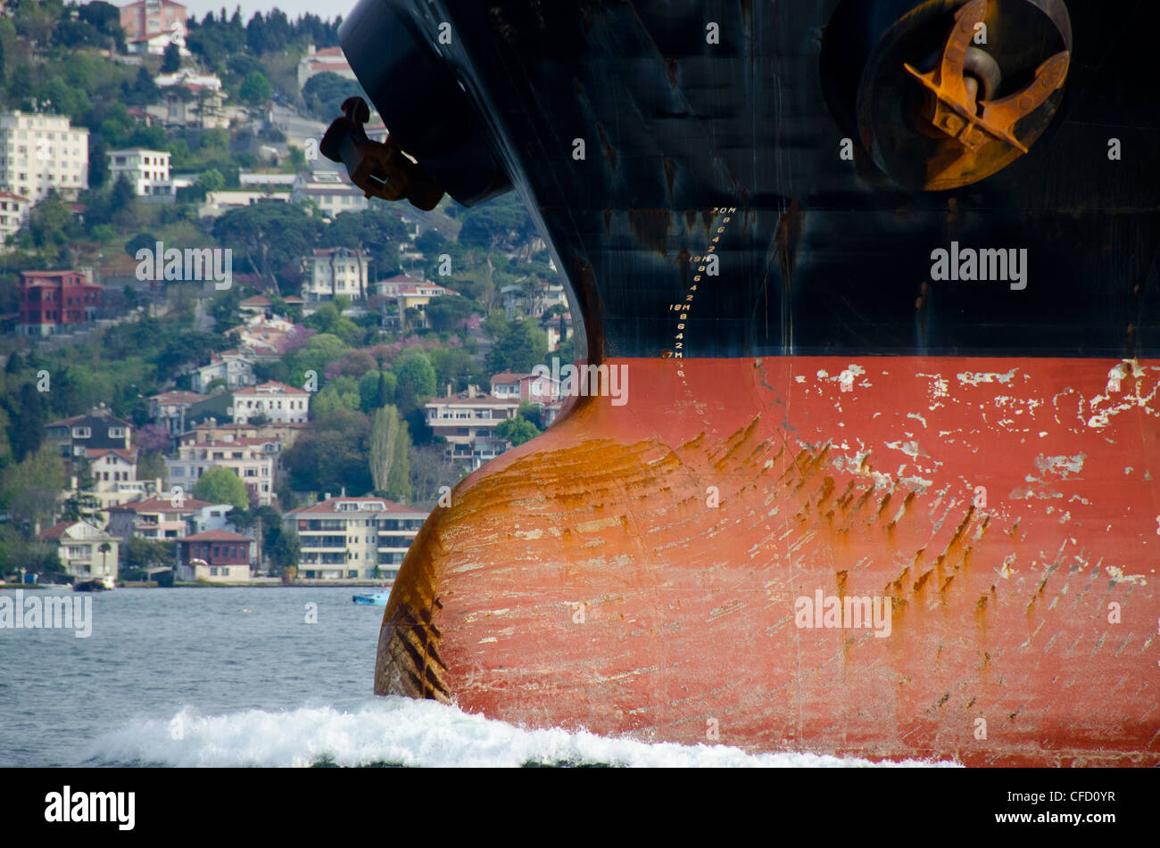 Ship freighter bow hi-res stock photography and images - Alamy
