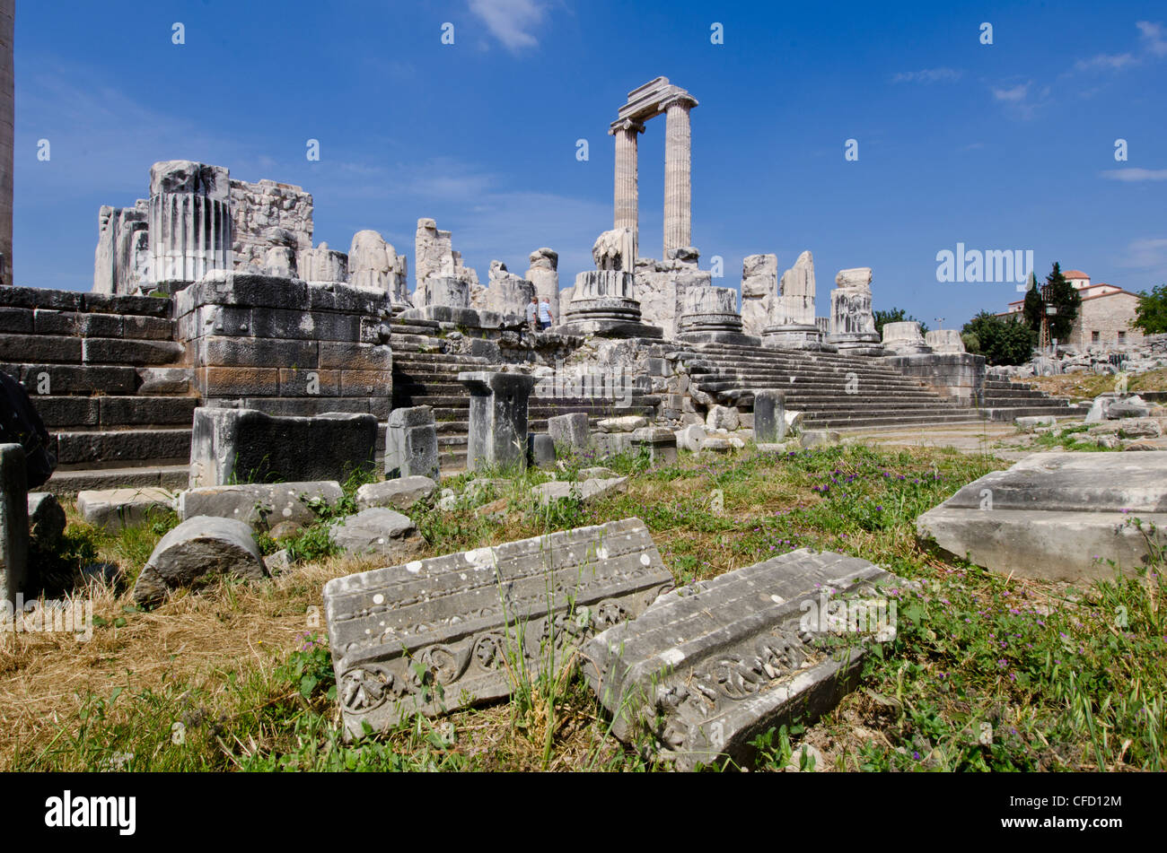 Didyma, an ancient Ionian sanctuary, in modern Didim, Turkey ...