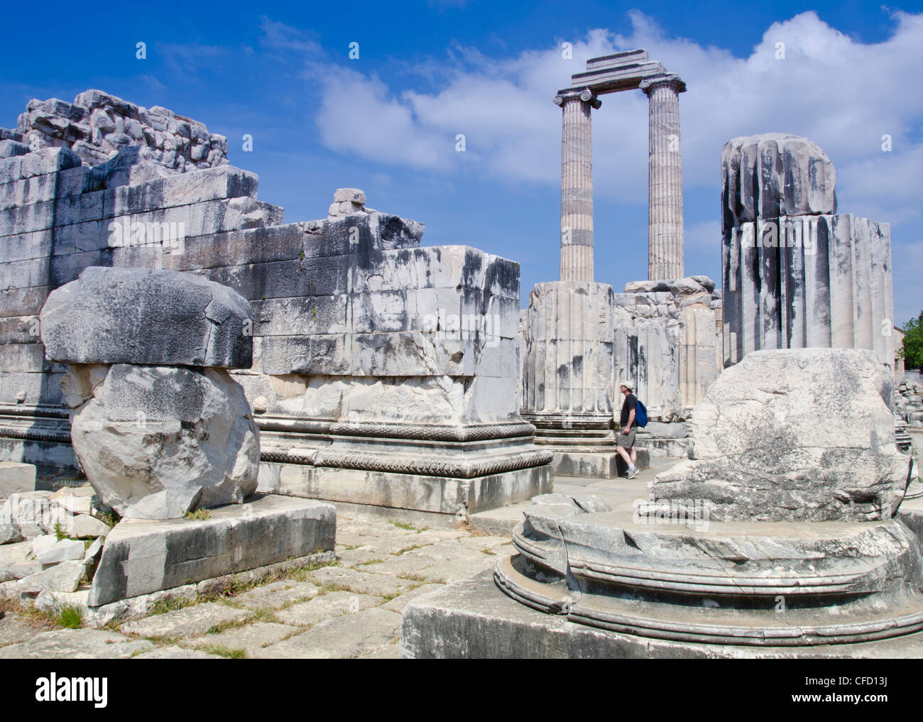 Ionian columns apollo temple didyma hi-res stock photography and images ...