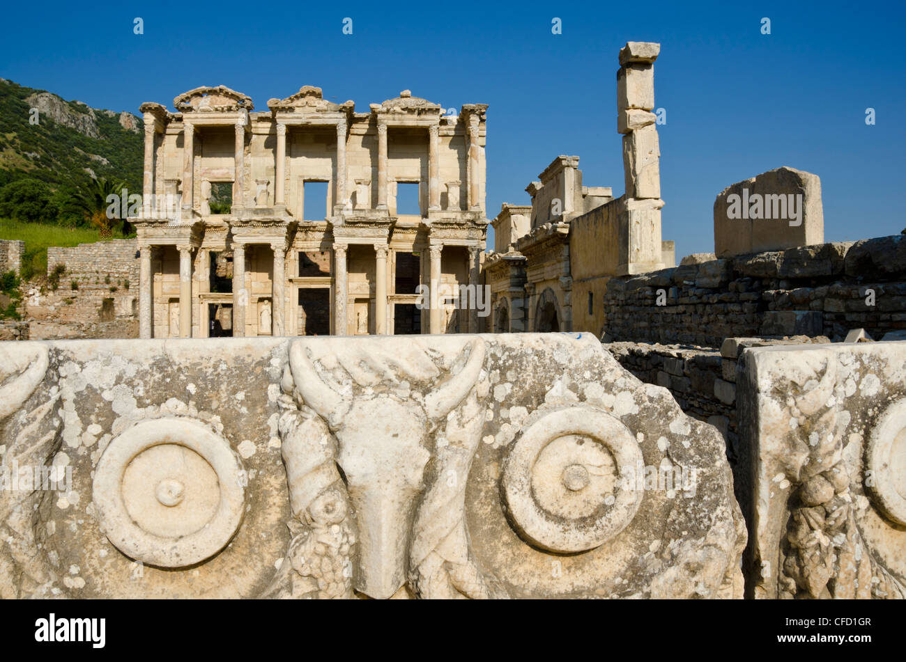 Exterior of historic buildings at ephesus hi-res stock photography and ...