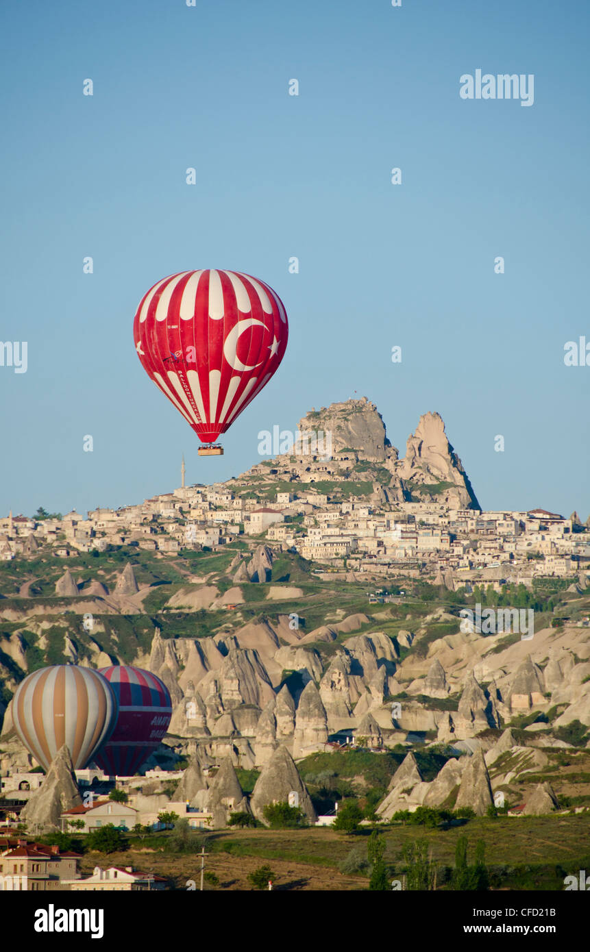 Turkish flag in cappadocia turkey hi-res stock photography and images ...
