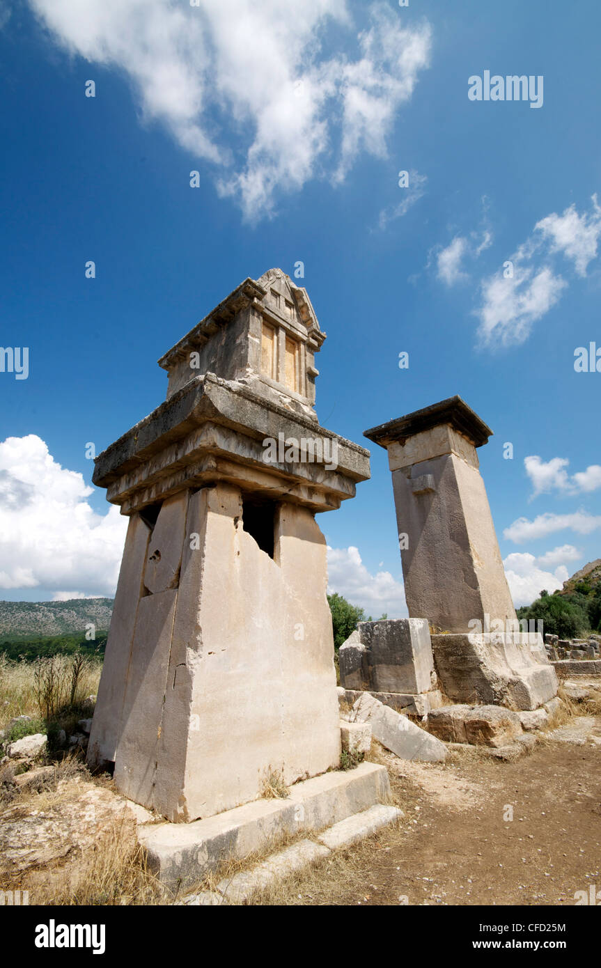 The Harpy Monument, a sarcophagus at the Lycian site of Xanthos, UNESCO ...