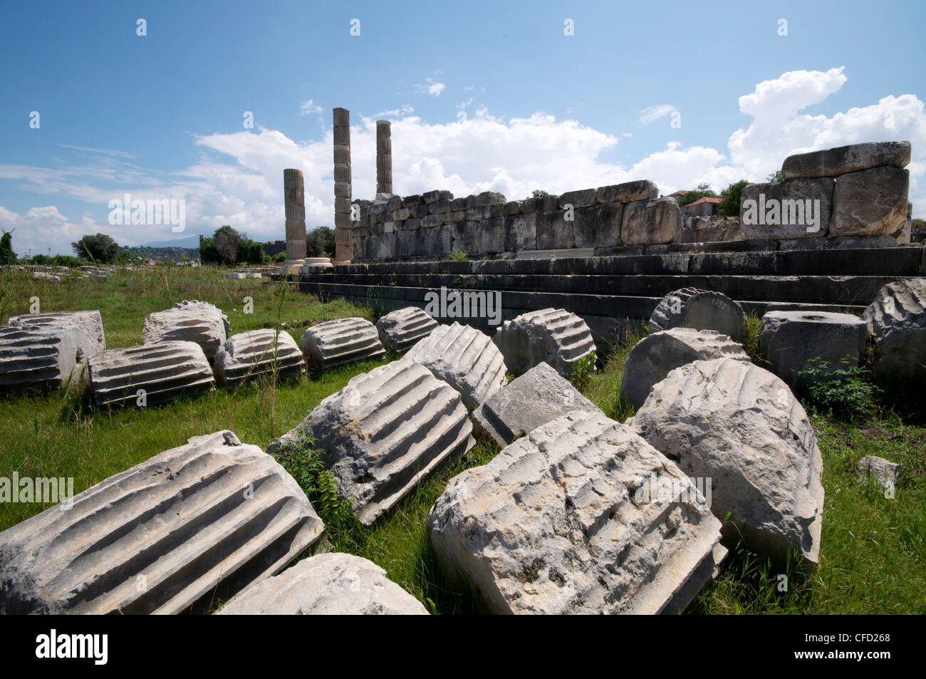 The Temple of Leto at the Lycian site of Letoon, UNESCO World Heritage ...