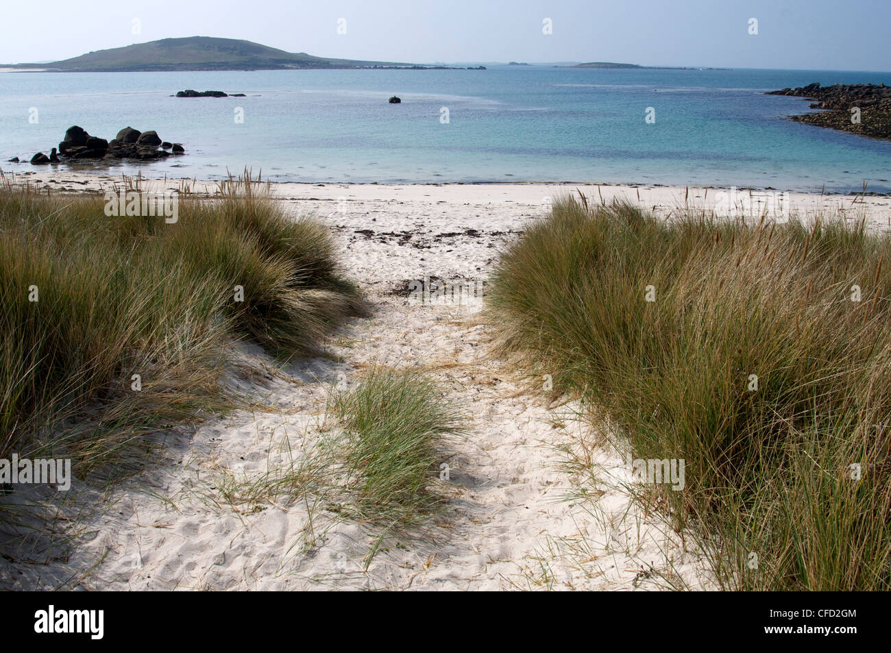 Rushy Bay, Bryher, Isles of Scilly, United Kingdom, Europe Stock Photo ...