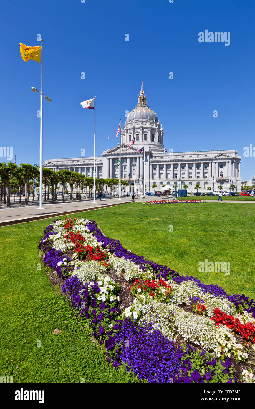 City Hall and Civic Centre, San Francisco, California, USA Stock Photo ...