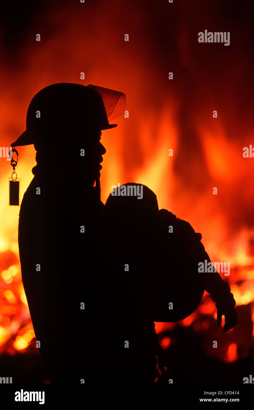 Burning Man On Fire