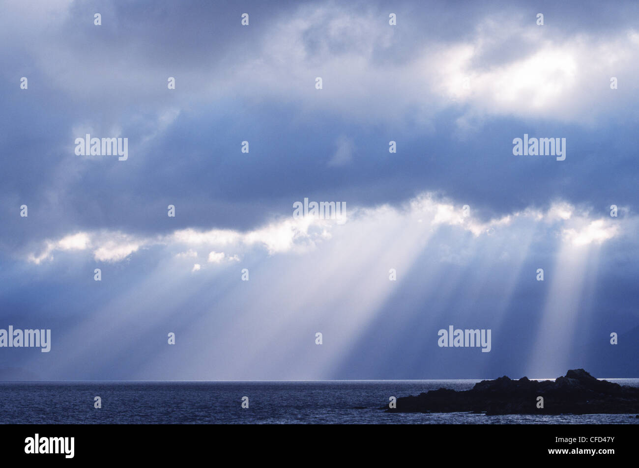 Queen Charlotte Islands - Hadia Gwaii - "God beams", British Columbia ...