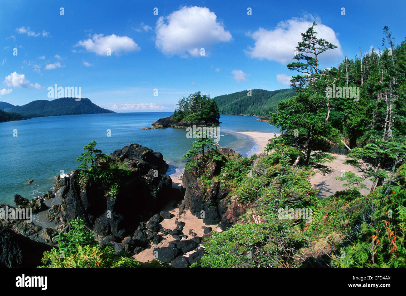San Joseph Bay, Cape Scott Provincial Park, Vancouver Island, British ...