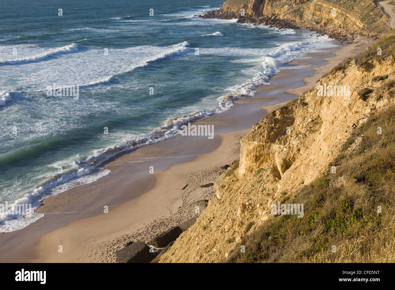 beautiful beach of Praia Pequena in the south of portugal Stock Photo ...