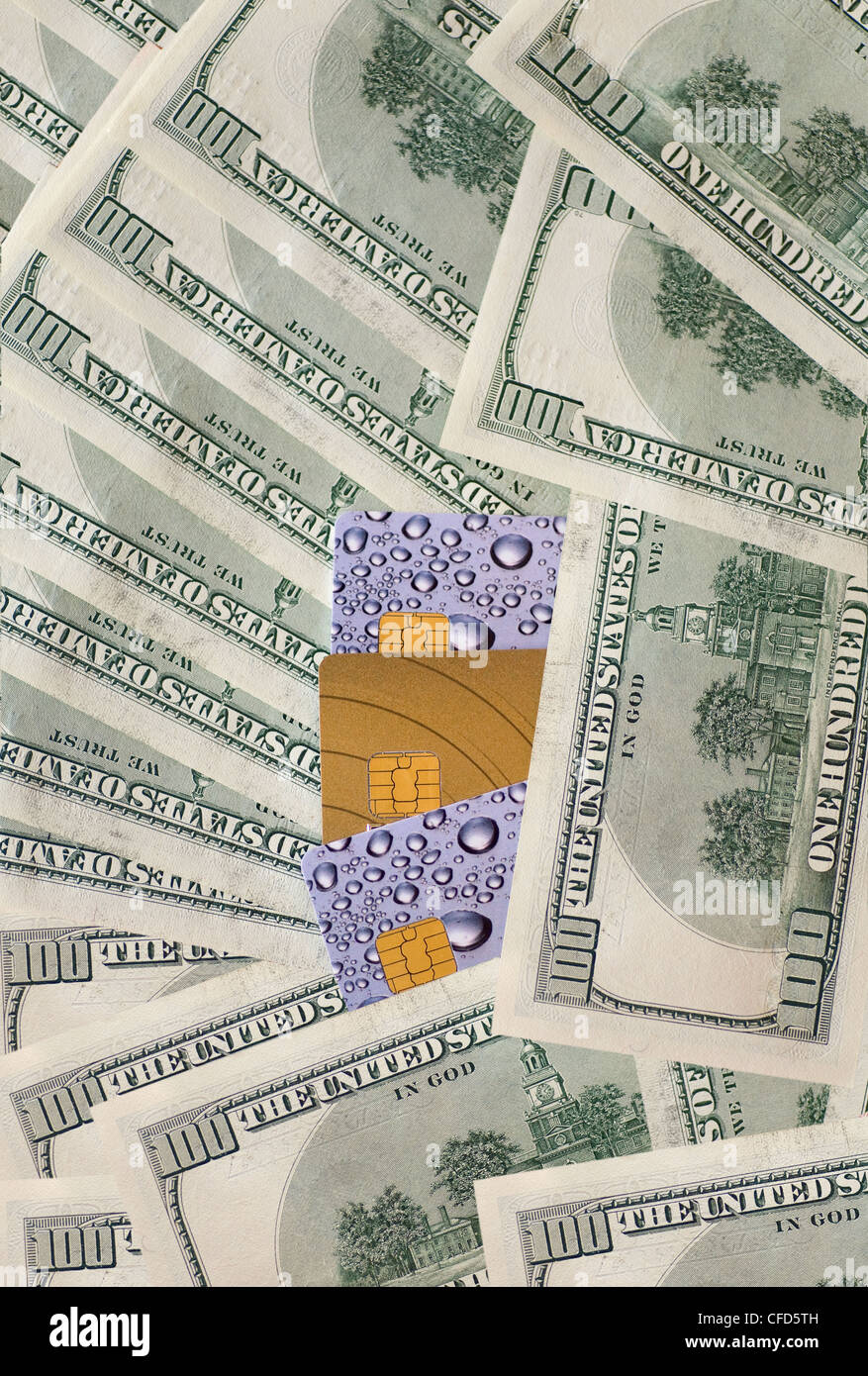 U s dollar bill and gold hi-res stock photography and images - Alamy