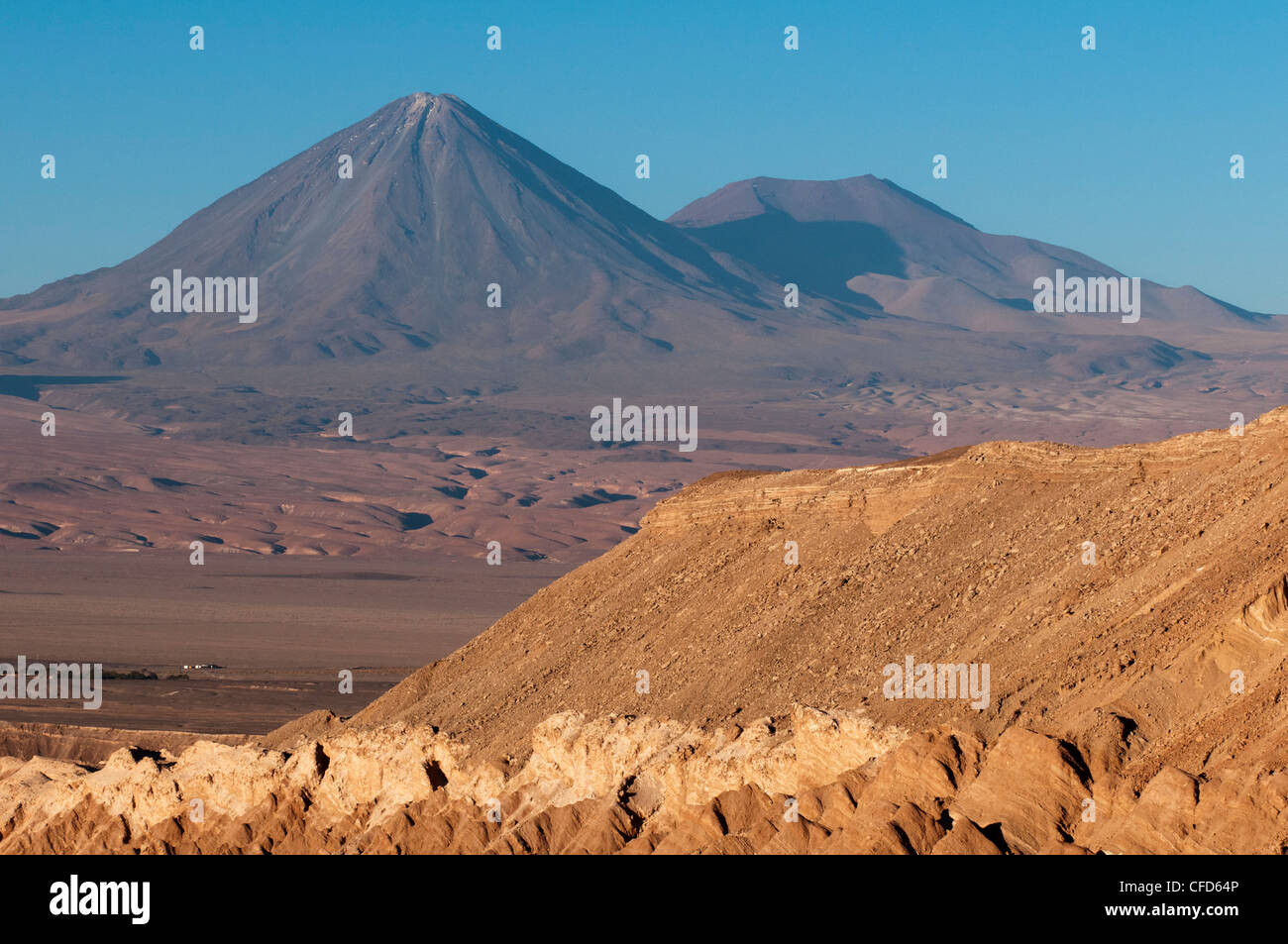 Licancabur Volcano, Atacama Desert, Chile, South America Stock Photo ...