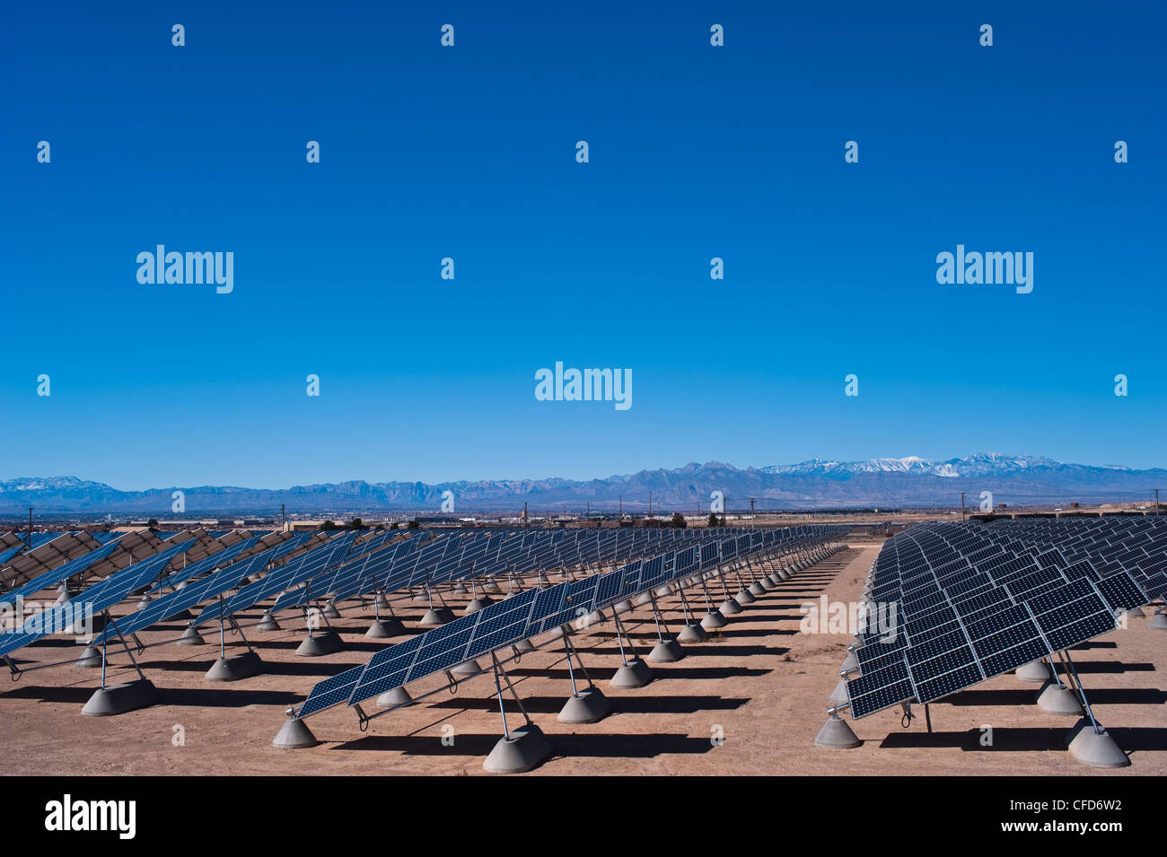 Nellis solar power plant hi-res stock photography and images - Alamy