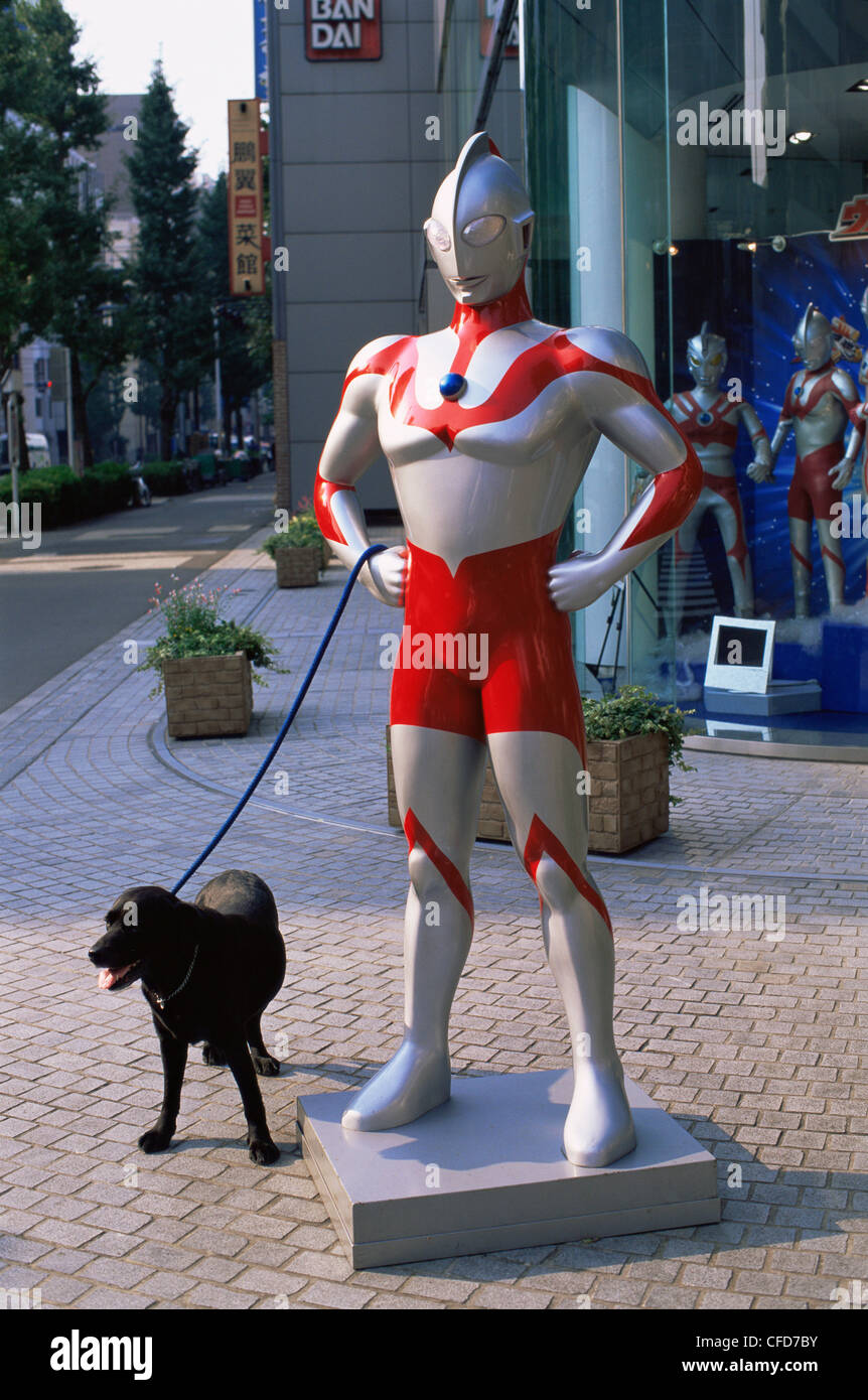 Japan, Tokyo, Asakusa, Ultraman Statue Stock Photo - Alamy