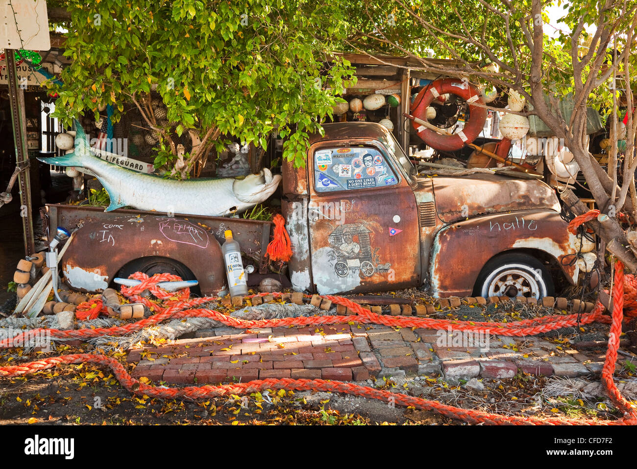 Bob Owen's (aka B.O's) restaurant operated out of a true shack, Key ...