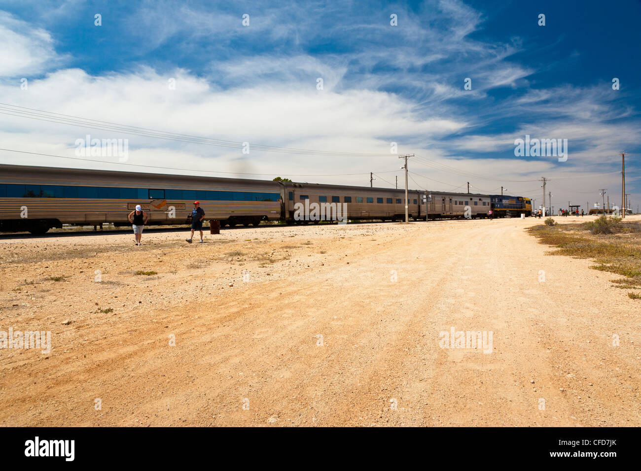 India Pacific Locomotive and Carriages Stock Photo - Alamy