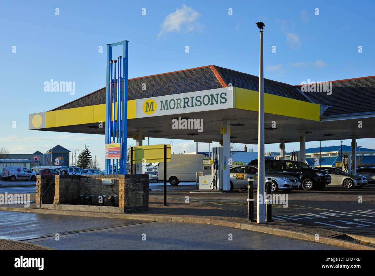 Morrisons petrol station hi-res stock photography and images - Alamy