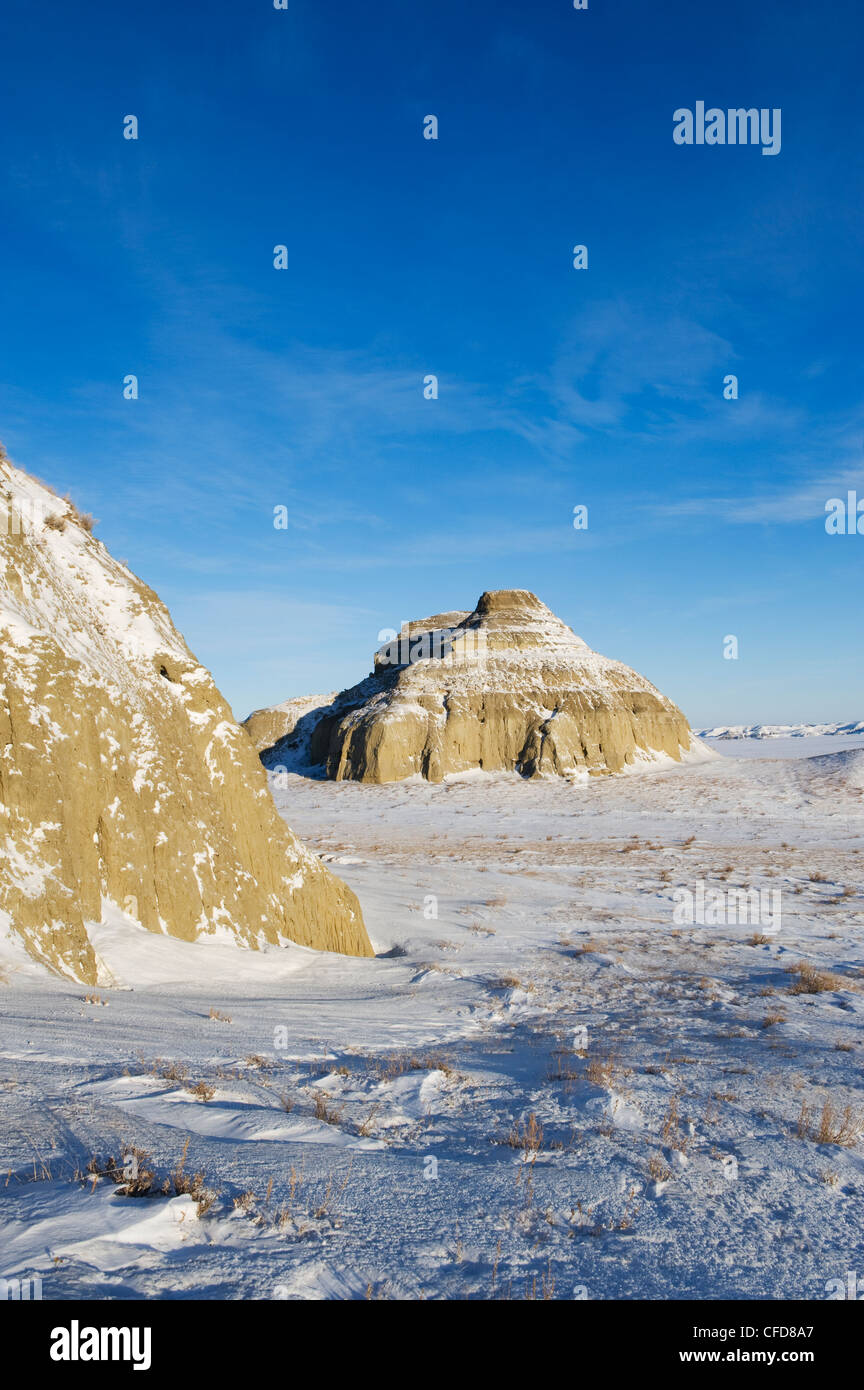 Castle Butte, Big Muddy Badlands, Saskatchewan, Canada Stock Photo - Alamy