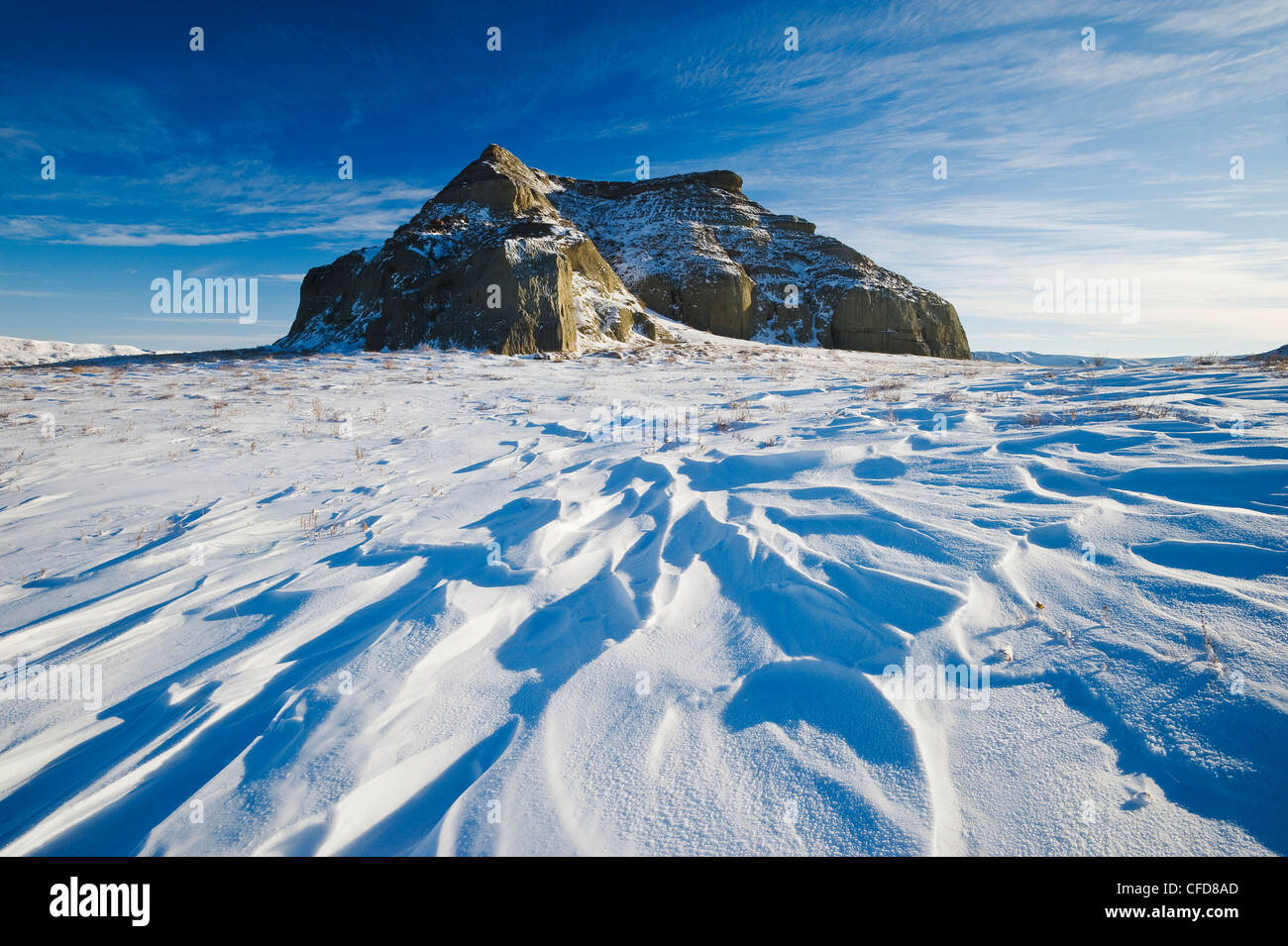 Castle Butte, Big Muddy Badlands, Saskatchewan, Canada Stock Photo - Alamy