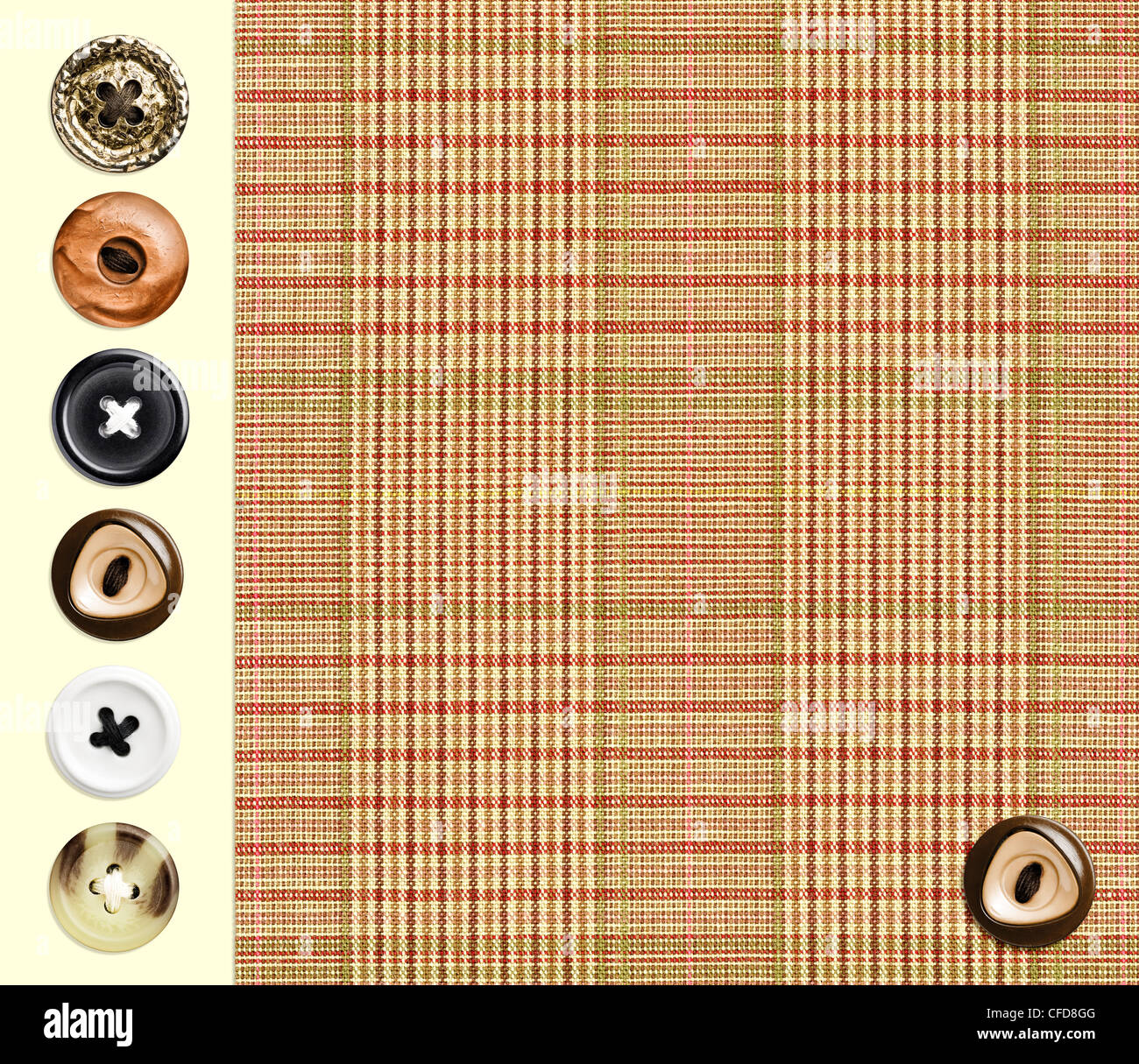 Classic checkered textile, highly detailed Stock Photo - Alamy