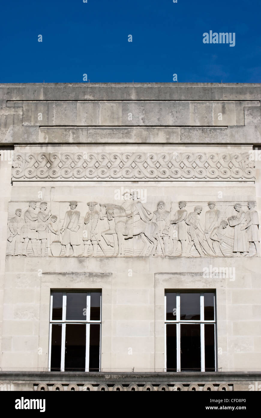 section of bas relief frieze, by david evans and john linehan ...