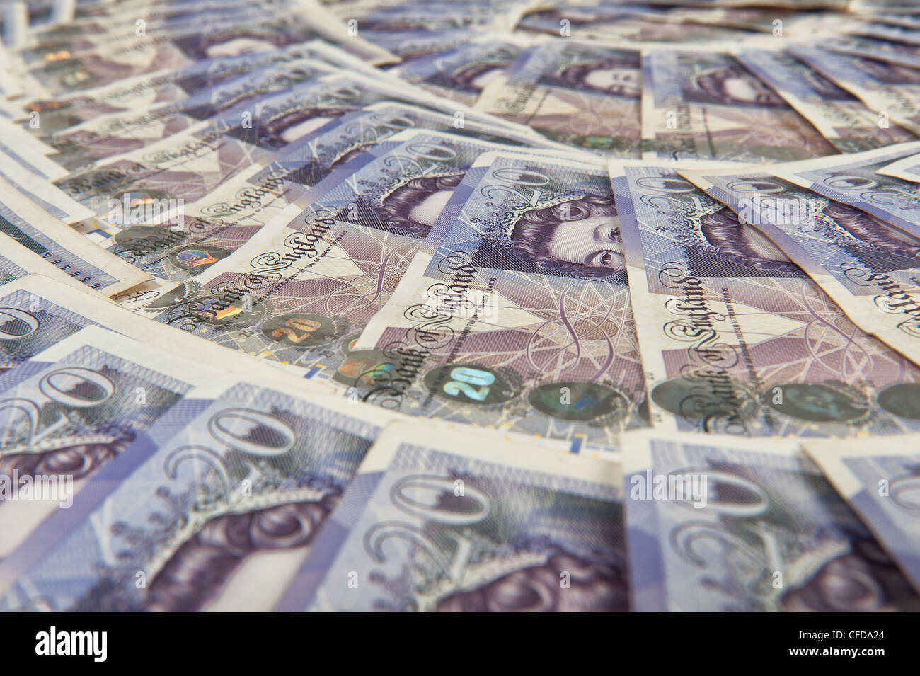 UK New twenty pound note design English Stock Photo - Alamy