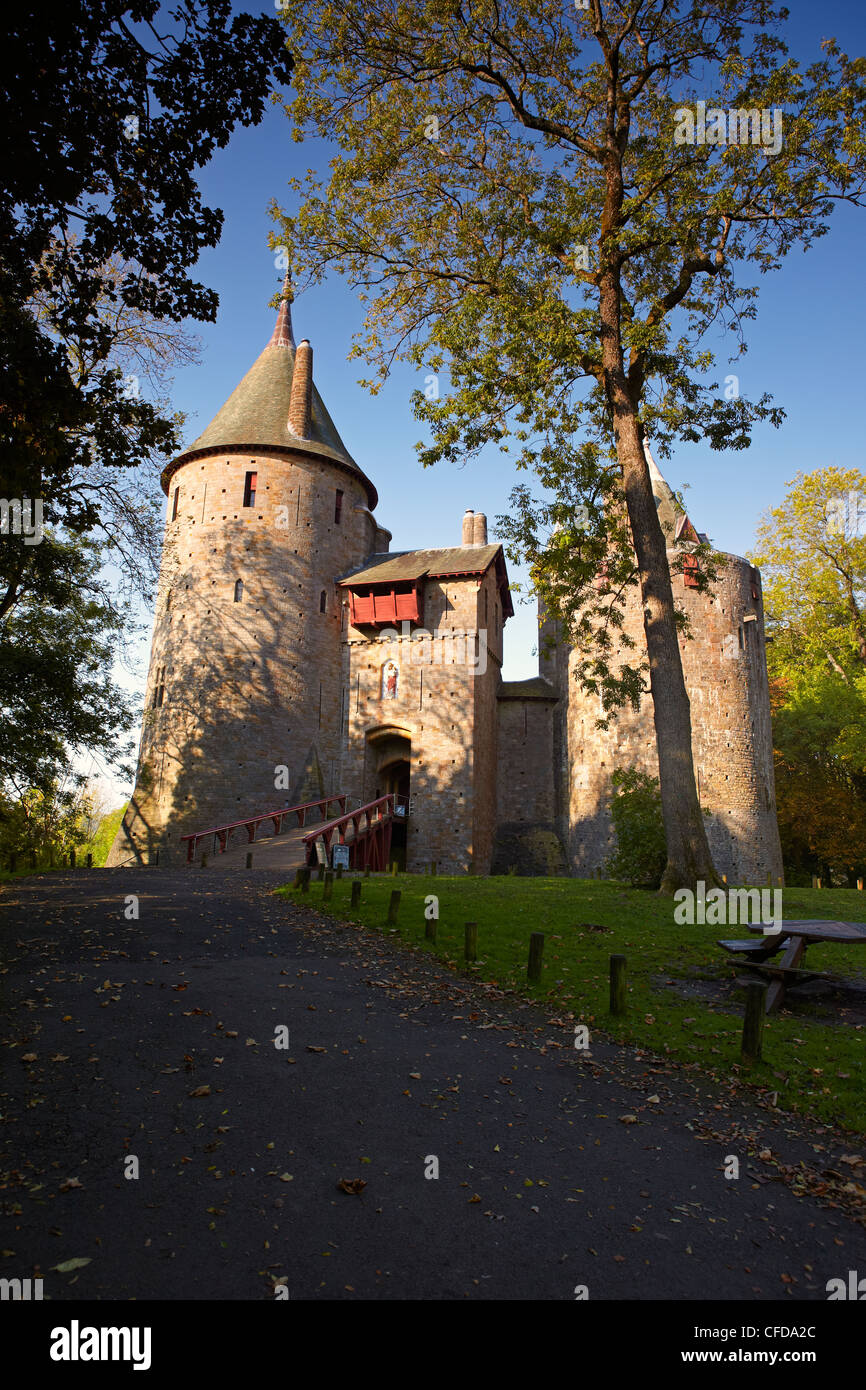 Castell Coch, (Red Castle), Tongwynlais, Wales, UK Stock Photo - Alamy